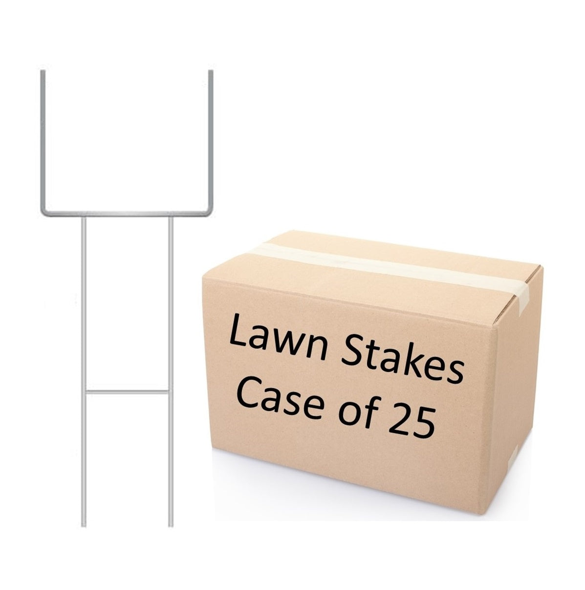 Heavy Duty Stake 30" High (Case of 25) – LockBoxBuddy.com